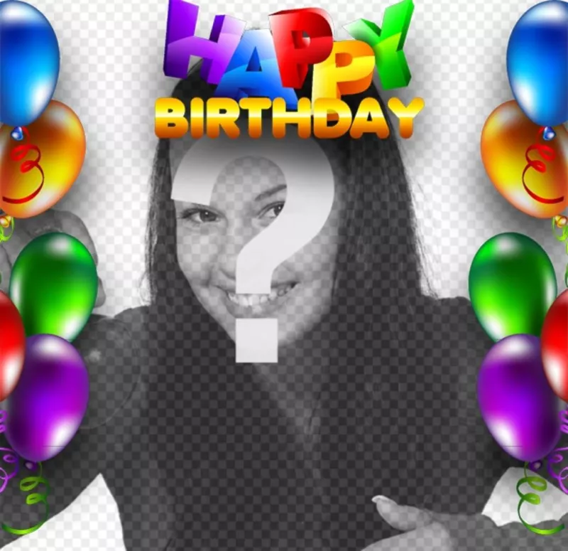 Photo effects with balloons for your photos - Photofunny