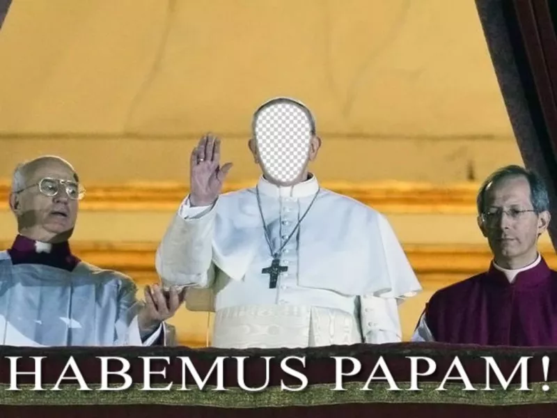 Photo effects of Pope Francisco and the Vatican City - Photofunny