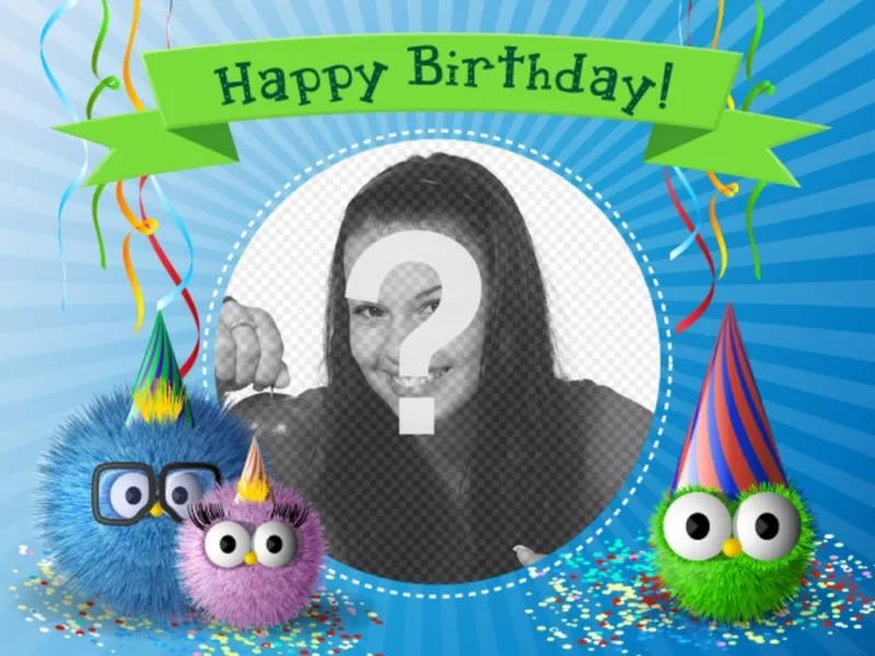 Montage of photos online to give to friends and family - Photofunny