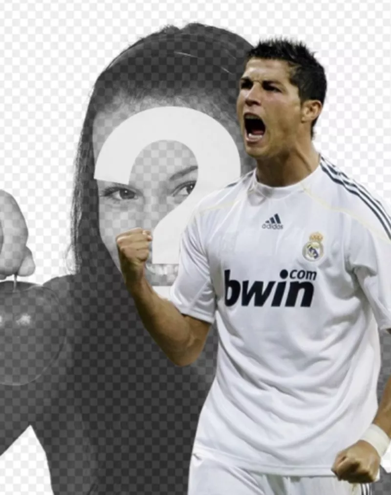 Photo montage to put your photo with Cristiano Ronaldo