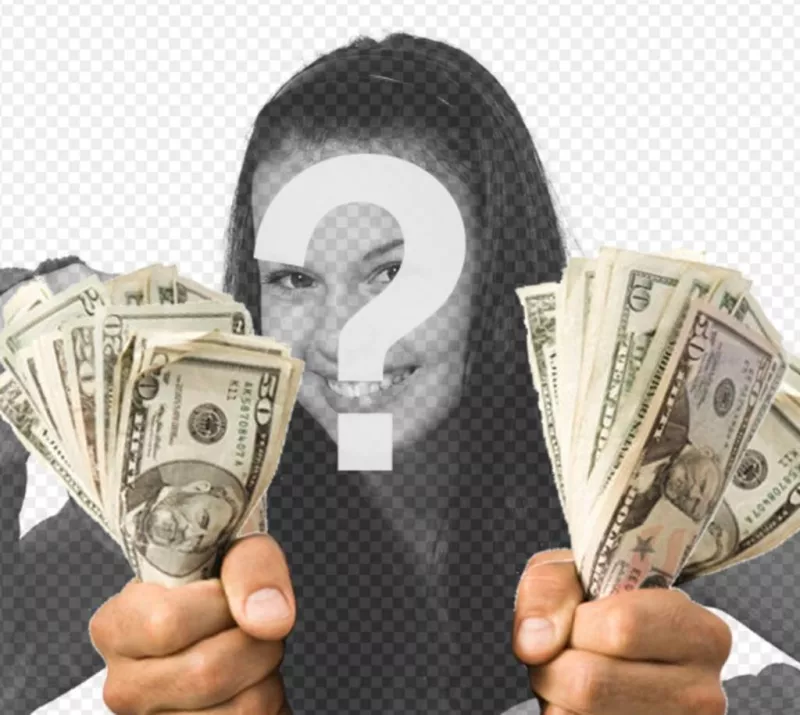 Create photomontages with money and bills - Photofunny