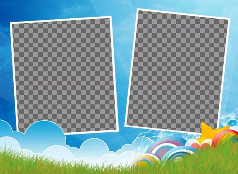 Joining two photos in an online - Photofunny