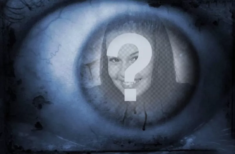 Terror eye where you can add your photo in the reflection