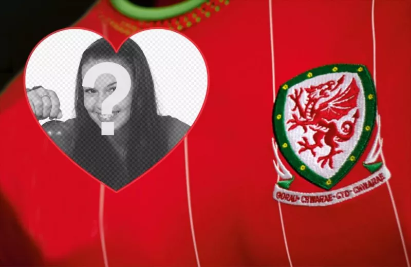 Put the flag of Wales in your photos as a filter