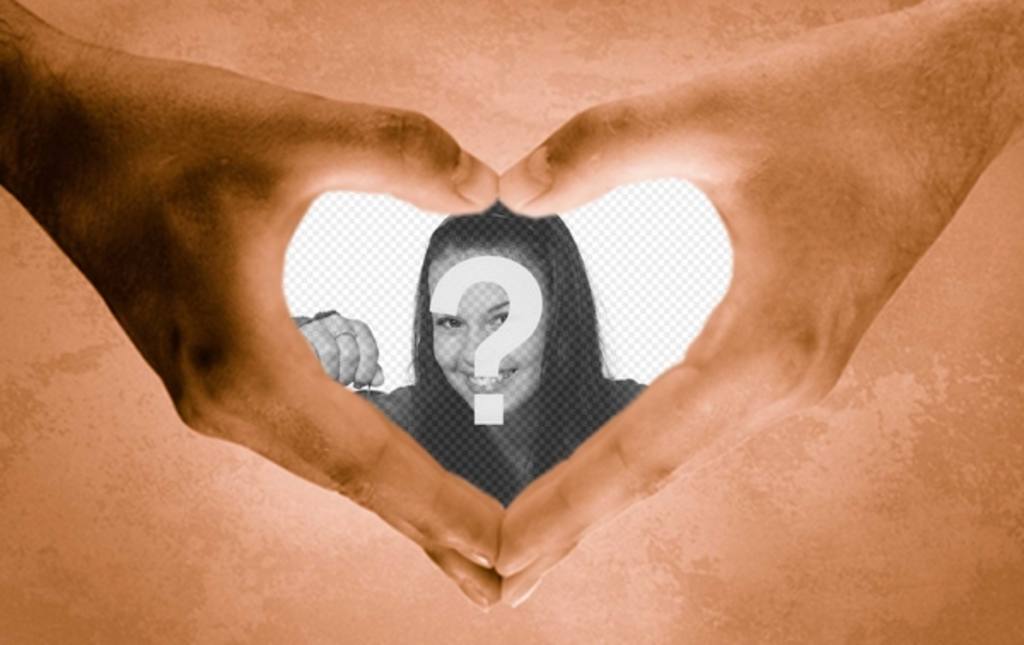 Photo frames of hearts - Photofunny