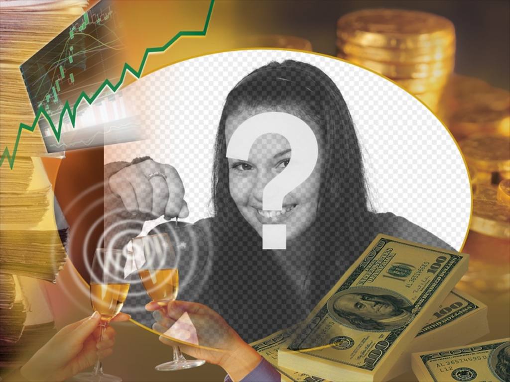 Create photomontages with money and bills - Photofunny