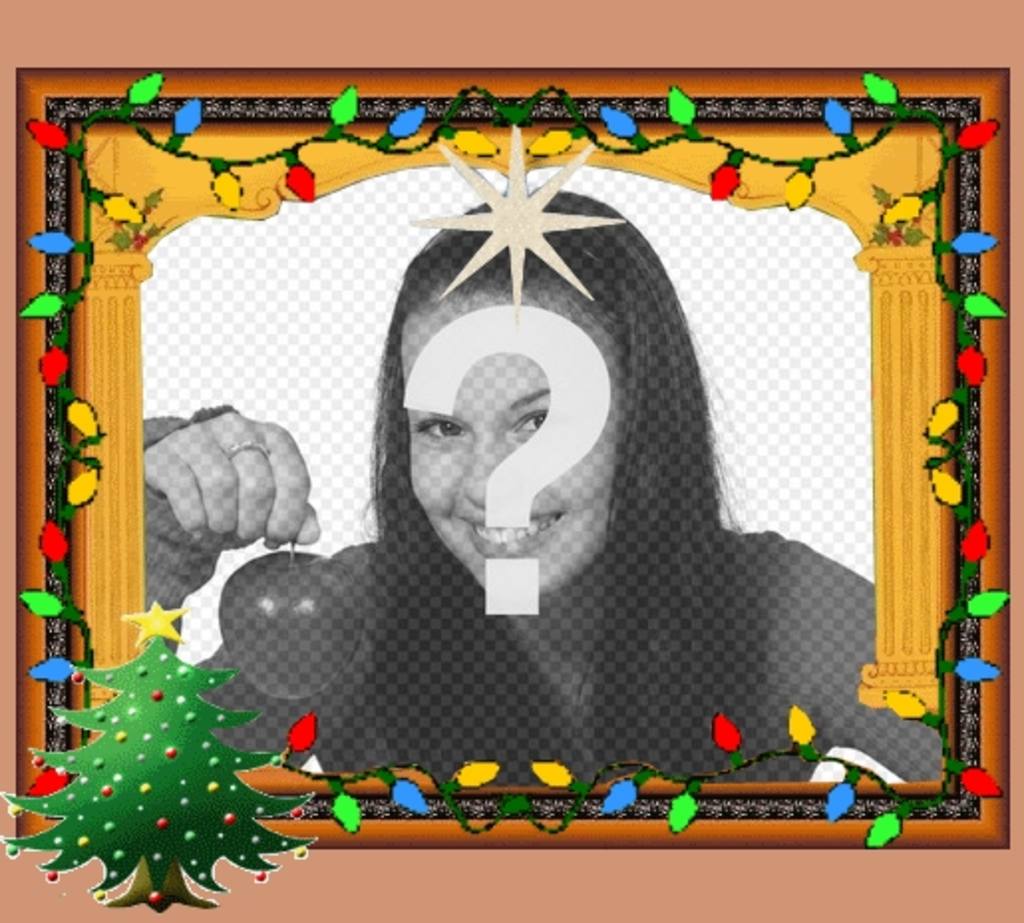 Photomontages and photo frames for Christmas - Photofunny