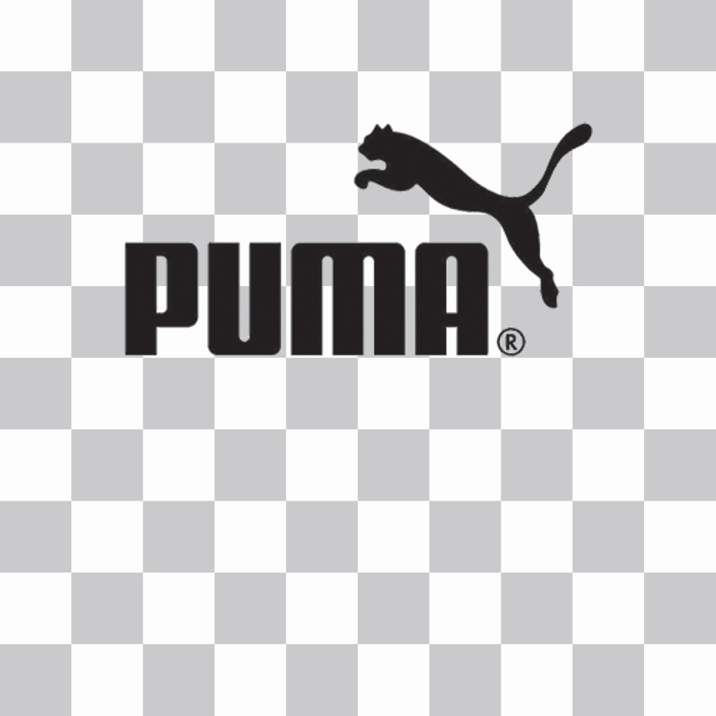 Puma logo sticker to put on your photos