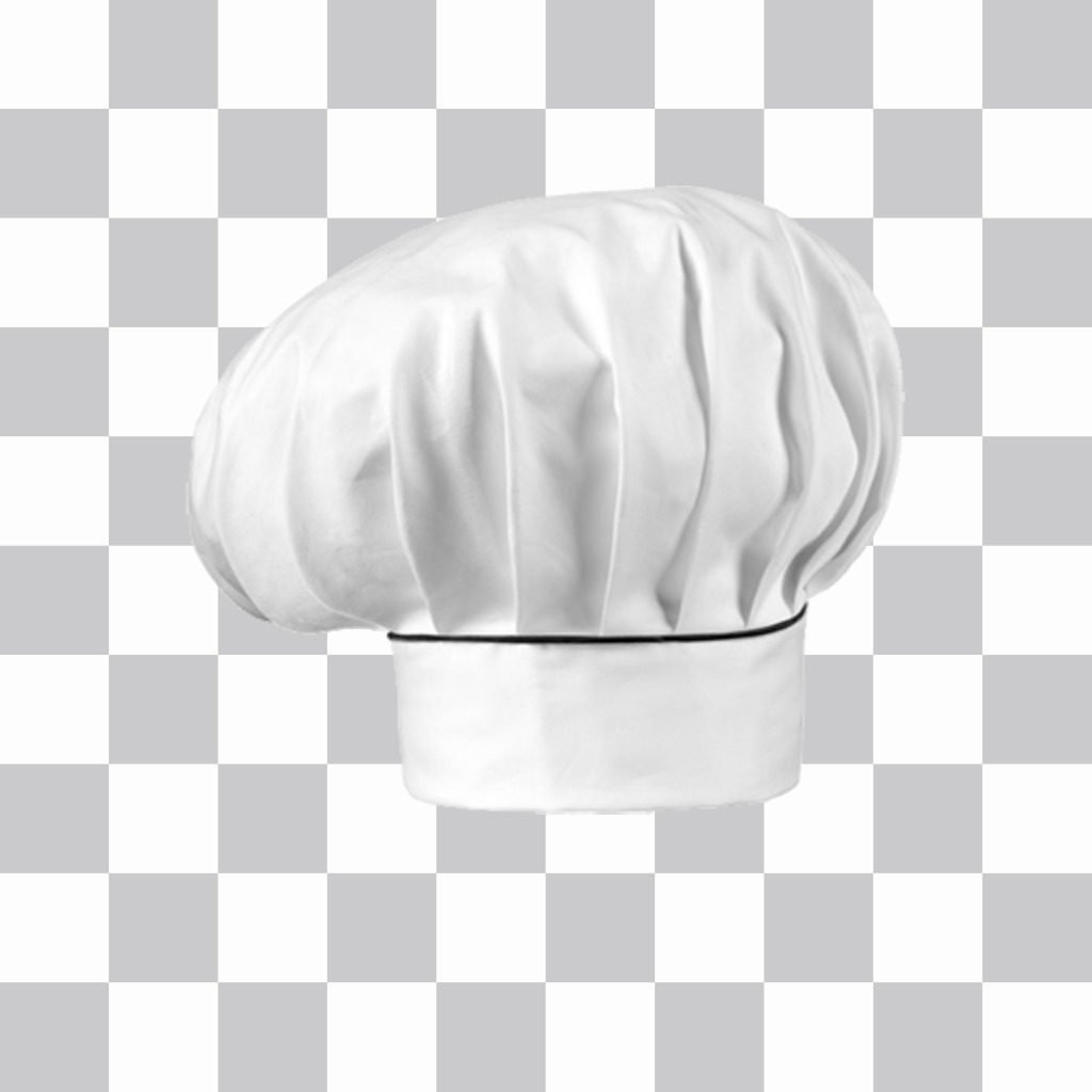 Photomontage of a chef with hat and uniform cooking to customize online