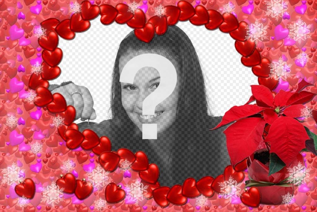 Add online romantic frames for your photos - Photofunny