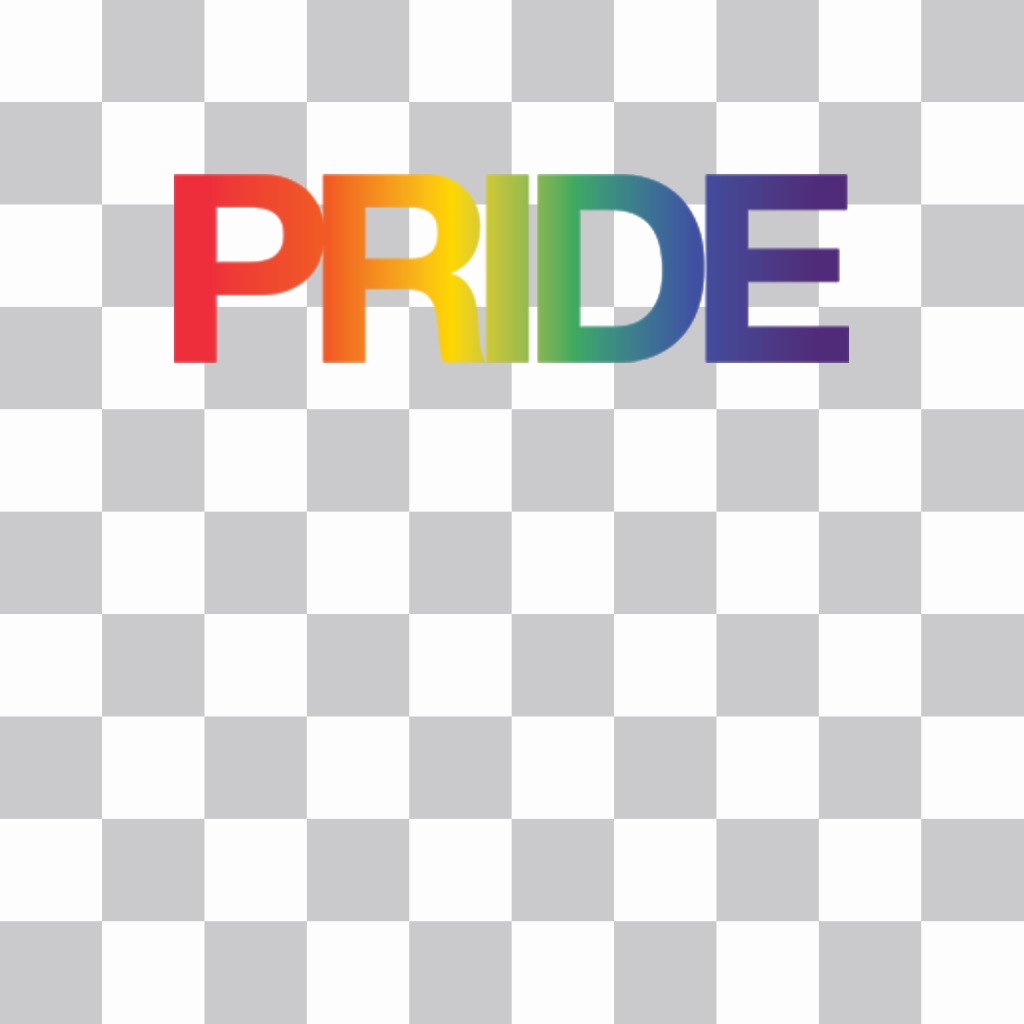 Put the gay pride arcoriris flag on your photo online