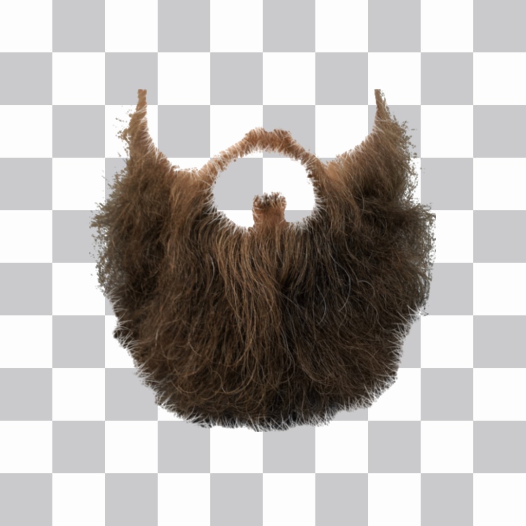 Photomontage to put a beard on your photo