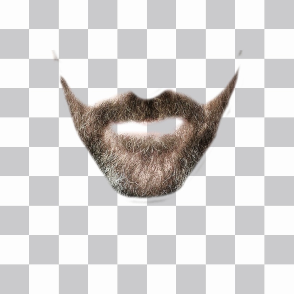 Photomontage to put a beard on your photo
