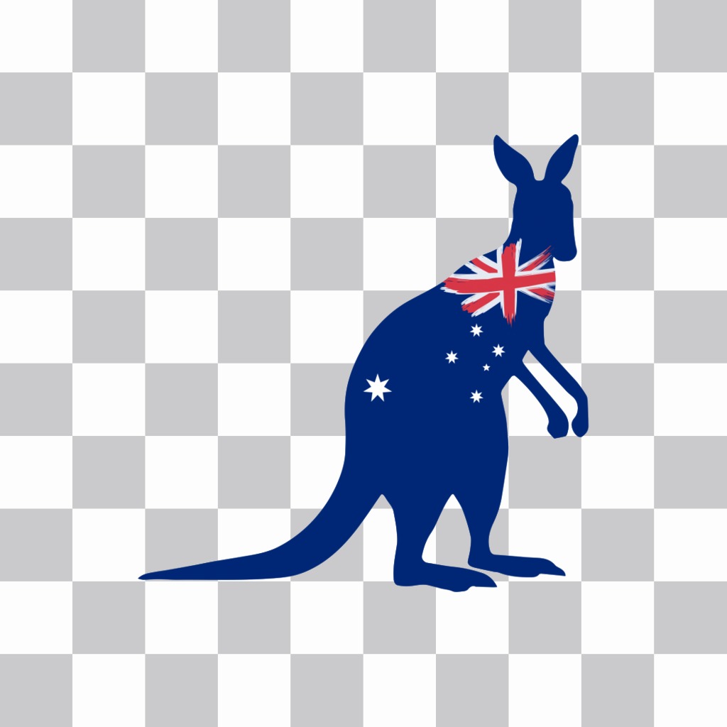 Australian flag to put on your photo online