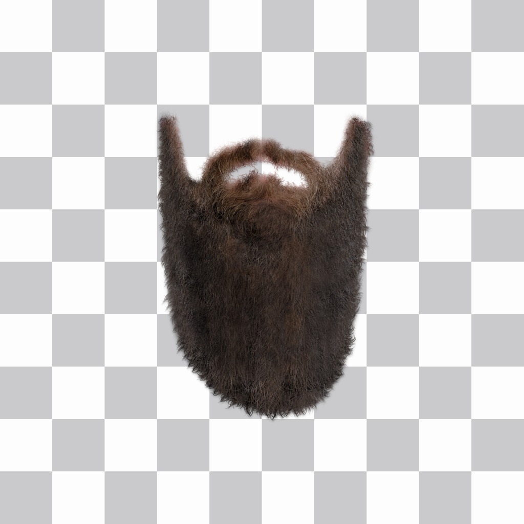 Photomontage to put a beard on your photo